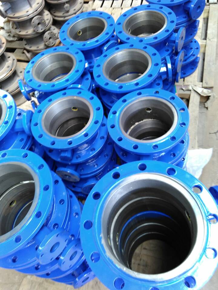 Concentric Double Flanged Butterfly Valve 30 Inch DN750 Worm Gear ...